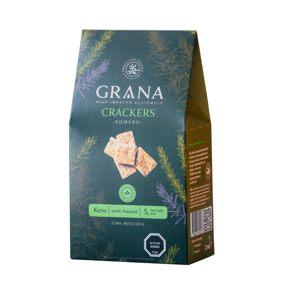 Crackers Keto Romero 135 grs – Grana